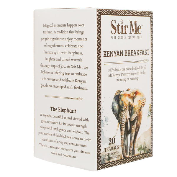 Stir Me Kenyan Breakfast Teabags (50 bags) – STIR ME TEA - KENYA